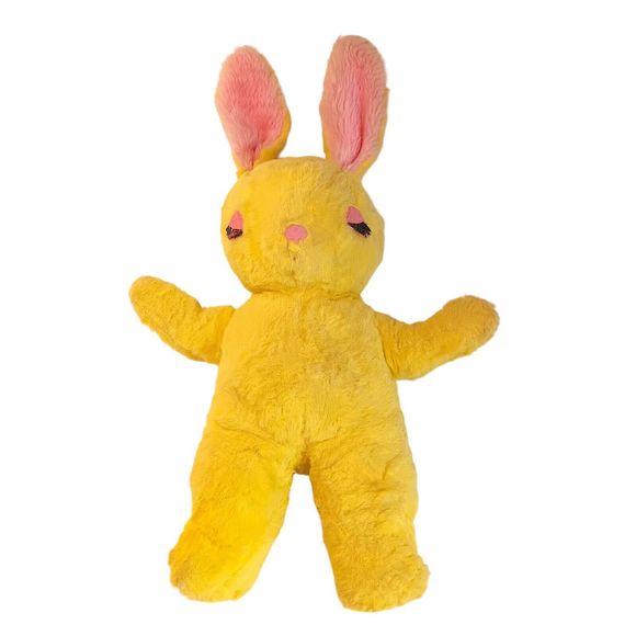 Rushton | Toys | Vintage Musical Rushton Yellow Sleeping Bunny Rabbit ...